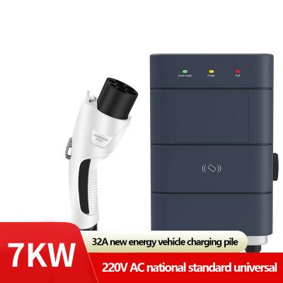 Cina Collegamento LCD di monofase GBT della stazione 7KW del caricatore di CA EV del Livello 2 32A LED in vendita
