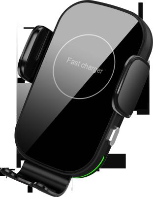 Cina supporto di carico veloce di pressione automatico dell'automobile di QI del supporto del telefono del supporto dell'automobile del caricatore senza fili 15W in vendita