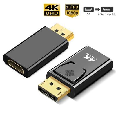China PBS 4K 60Hz Male To Female Cable Adapter DP Displayport To HDMI Adapter for sale