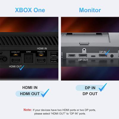 Cina La treccia 4K UHD HDMI cabla al convertitore di Displayport per il PC di PS4 Apple TV in vendita