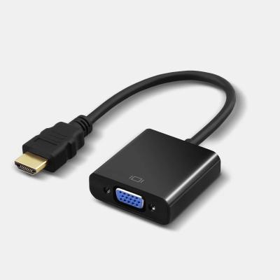 China 1080P HDMI To VGA Adapter OFC Digital To Analog Converter Cable For Xbox PS4 for sale