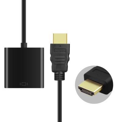 China 1080P HDMI To VGA Adapter OFC Digital To Analog Converter Cable For Xbox PS4 for sale