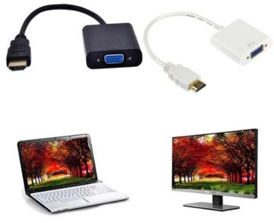 China 1080P HDMI To VGA Adapter OFC Digital To Analog Converter Cable For Xbox PS4 for sale