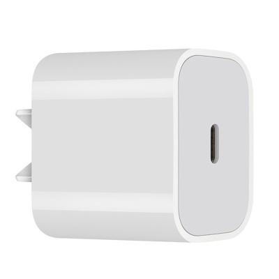 Cina tipo palladio veloce 240v di 240v 20w dell'adattatore del caricatore 18W di C per il caricatore di IPhone in vendita