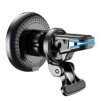 China Automatic Clamp Wireless Magsafe Charger Car Mount  Air Vent for sale