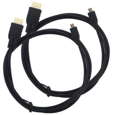 Cina 1.5m micro HDMI al MASCHIO MASCHIO dell'OEM del cavo 4K di HDMI per il lampone pi 4 in vendita