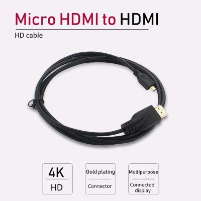 Cina 1.5m micro HDMI al MASCHIO MASCHIO dell'OEM del cavo 4K di HDMI per il lampone pi 4 in vendita
