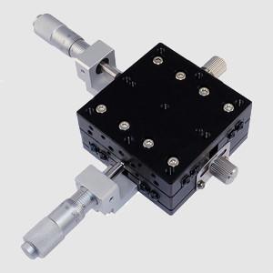 China DS21-60M Thin XY Axis Crossed Roller Guide Linear Stages 60x60mm for sale