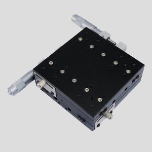 China DS21-125M  Thin XY axis Crossed Roller Guide Linear Stages ,Positioning Stage, Translation Stage,125x125mm for sale