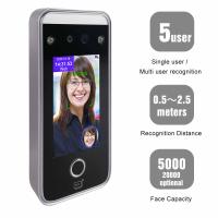 China Finger Scan Face Recognition Attendance Machine RS232 RS485 Multi Verification for sale