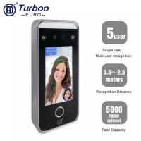 China Single/ Multi User Face Time Attendance Machine 4.3 Inch Touch Screen 12V DC for sale