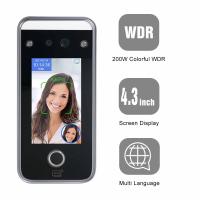 China FCC Face Recognition Attendance System Machine Linux 3.1 System 4.3 Inch Touch Screen for sale