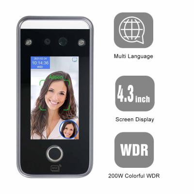 中国 雲Softewareは時間Attandance/アクセス管理のための顔認識機械を 販売のため