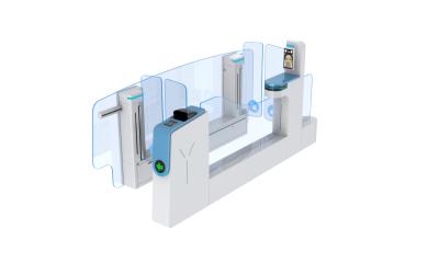 Cina 2mm Cold Plate Paint Speed ​​Gate Tornello girevole Controllo accessi sicurezza aeroportuale Tornello girevole in vendita