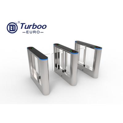 China Torniquetes inteligentes dos sistemas automáticos do torniquete da porta de velocidade do balanço do ângulo redondo usados em Hotal à venda