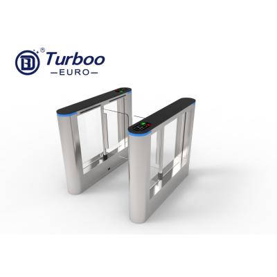 China Torniquetes inteligentes dos sistemas automáticos do torniquete da porta de velocidade do balanço do ângulo redondo usados em Hotal à venda