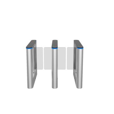 China Sistemas inteligentes automáticos dos torniquetes em volta do torniquete da porta de velocidade do balanço do ângulo usado no prédio de escritórios à venda