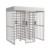 China Access Control Security Systems Full Height Turnstile Revolving Gate With ID IC Reader for sale