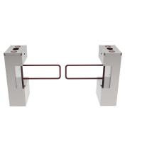 China Swing Flap Gate Barrier Acess Control System 24V Automatic Turnstiles for sale