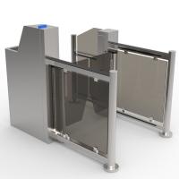 China Automatic Flap Barrier Barcode Scanner Turnstile 304 Stainless for sale