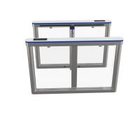 China ODM Face Recognition Security Turnstile Gate Entry Systemy 600mm Width for sale