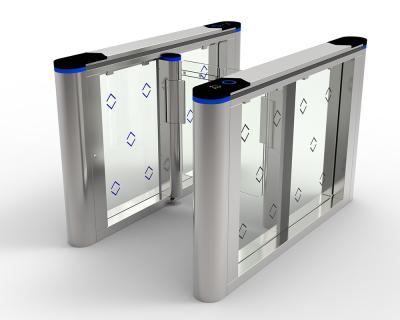 Cina Cancello girevole elettrico 50hz trasparente del controllo di accesso della barriera dell'oscillazione per l'ingresso in vendita
