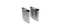 China Smart Lock Barcode Scanner Turnstile Gate 550mm Width Anti Stealth Back for sale