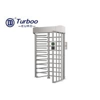 China SUS304 Stainless Steel Full Body Turnstile With Interlocking Function for sale
