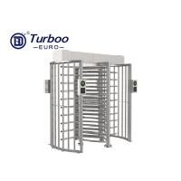 China SUS304 Stainless Steel Full Body Turnstile With Interlocking Function for sale
