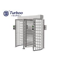China SUS304 Stainless Steel Full Body Turnstile With Interlocking Function for sale