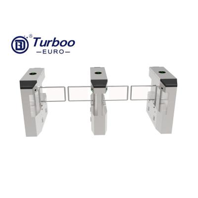 China Largura automática 1100mm da passagem do torniquete da segurança do controle de acesso da porta da barreira do balanço do SUS 304 à venda