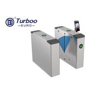 China Infrared Sensor Flap Barrier Gate Access Control Turnstile Integarted RFID Card Reader for sale