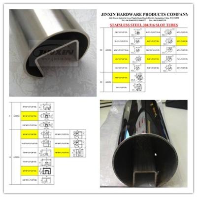 China AISI 304/316 stainless steel pipe slot pipe/tube for sale
