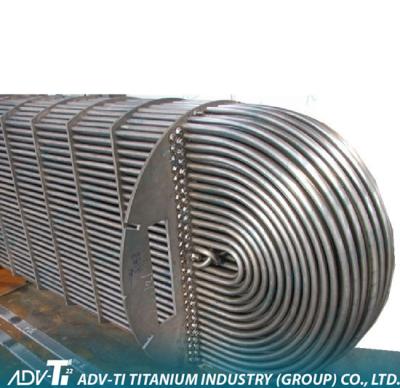 China SB 338 GR2 U Titanium Heat Exchanger Tube for Shell / Tube Heat Transfer with Cold Bending Process for sale