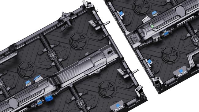 TLP Series LED display showing professional rental setup