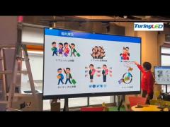 p0.78 3840hz all in one led display 136 inch for indoor meeting rooms