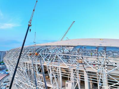 China Acoustic Prefab Steel Structure 51 - 150 Meters  Steel Building Construction for sale