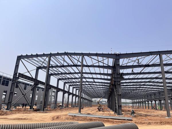 Quality EN10025 Warehouse Steel Structure 100mm - 200mm Multi Storey Modular Buildings for sale