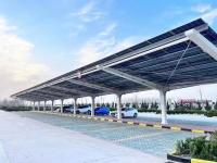 Quality Steel Solar PV Carports Bracket Corrosion Resistant Degree 8 Fortification for sale