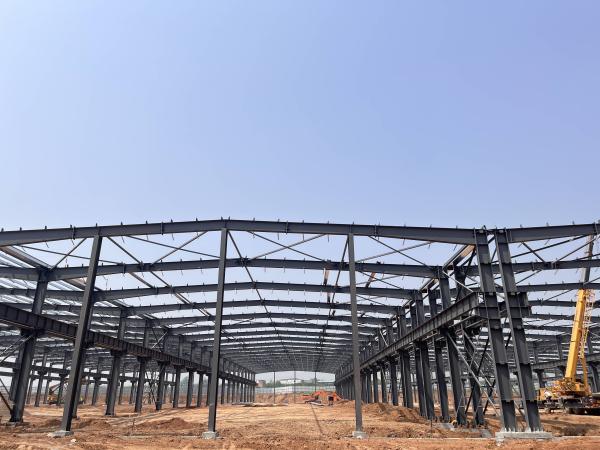Quality Plant Prefab Workshop Buildings Humidity Resistance Steel Structure Industrial Building for sale