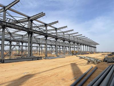 China Fast Install Prefabricated Building Factory Q355 Steel Structure Manufacturing for sale