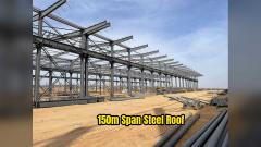 Q355B Steel Rail Station Roofs 150m Span