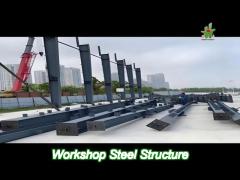 high strength workshop steel structure 15m - 36m agricultural storage warehouse