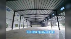 60m Span Steel Plant Seismic Q355 Structure