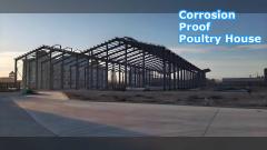 Galvanized Poultry Steel House Anti-Corrosion