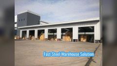 Fast Build Steel Warehouse Q355B Economical Modular