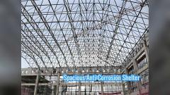 Large Span Metal Shelter Anti Corrosion Storage
