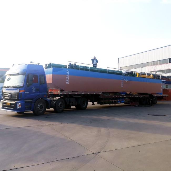 Diesel Enigne Hydraulic Dredger with Suction Pump and Anchor Rod