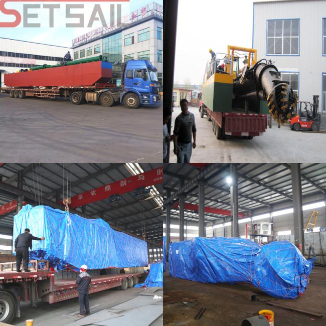 Full Hydraulic Automatic Cutter Head Dredger with Suction Pump