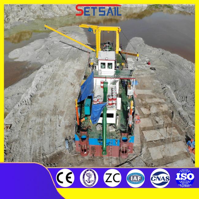 Diesel Engine Power Cutter Suction Dredger with Hydraulic Sand Pump